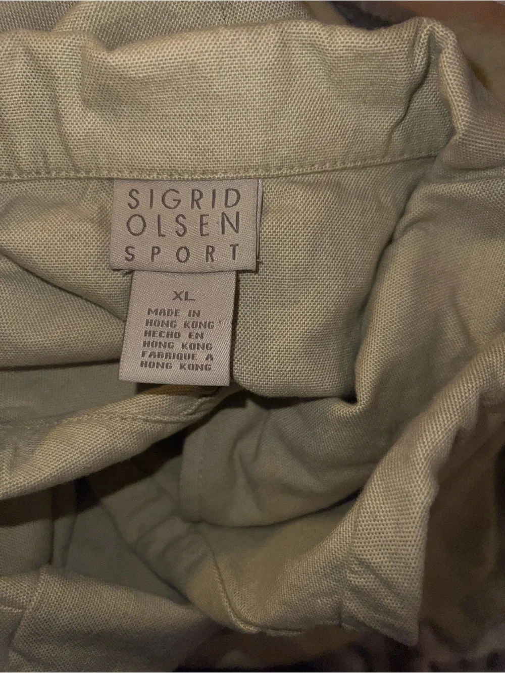 Sigrid Olsen | Jackets & Coats | Sigrid Olsen Sport Olive Green Jacket ...